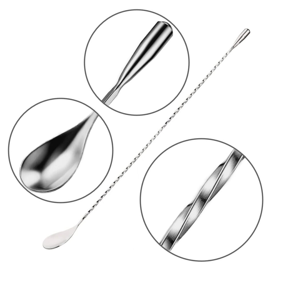 Teardrop Twisted Stem Bar Spoon - homcheer.com
